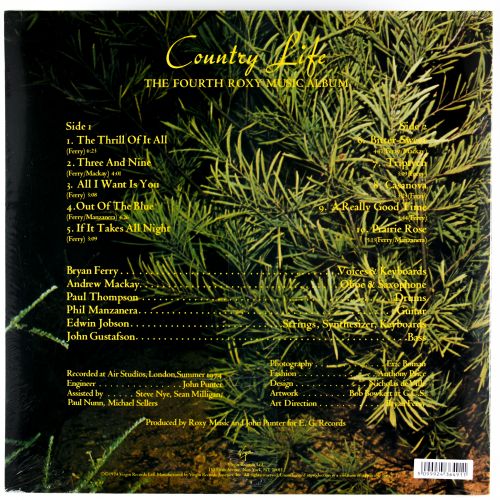 ROXY MUSIC – COUNTRY LIFE – 180-GRAM – Get Hip Recordings!
