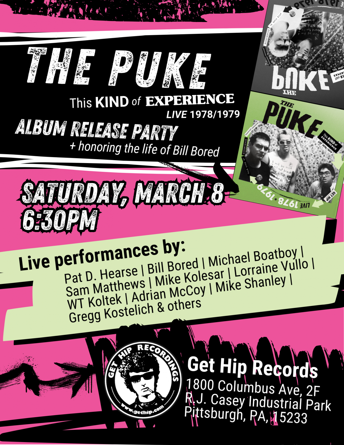 Celebrate Pittsburgh Punk History At Get Hip! // Saturday, March 8 at 6 ...